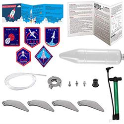 Raket Genovega vand/luft, incl. pumpe og flaske